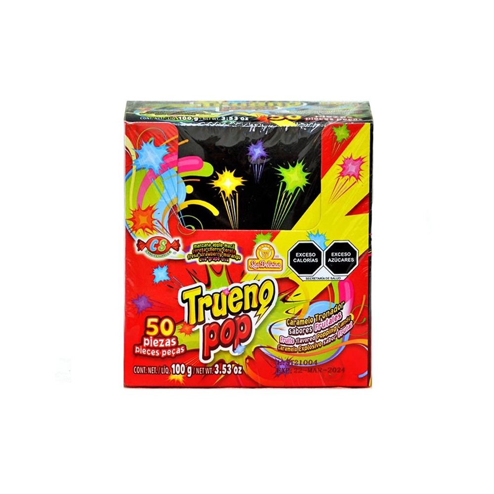 Trueno Pop 50 pzas – fiestagolosina.com